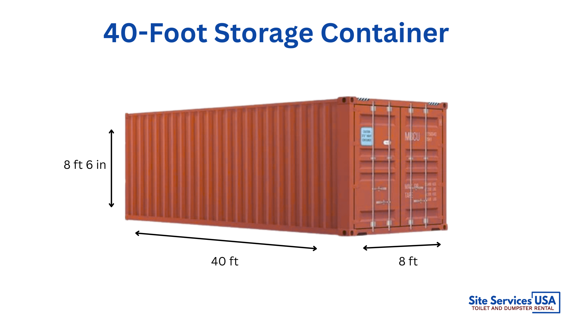 40 Foot Storage Containers: Dimensions, Uses, And Specs
